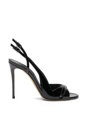 Casadei Criss-cross Slingback Stiletto Sandals