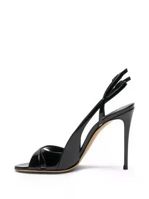 Casadei Criss-cross Slingback Stiletto Sandals