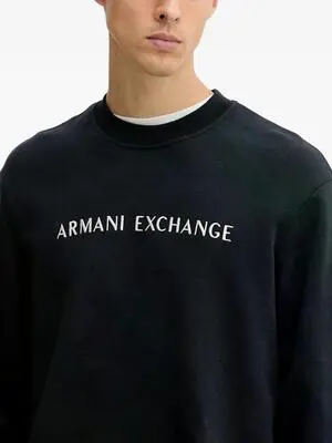 Armani Exchange Logo-detail Long-sleeve Sweatshirt