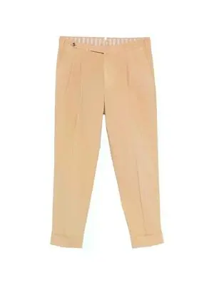 PT TORINO Pleated Trousers - Neutrals