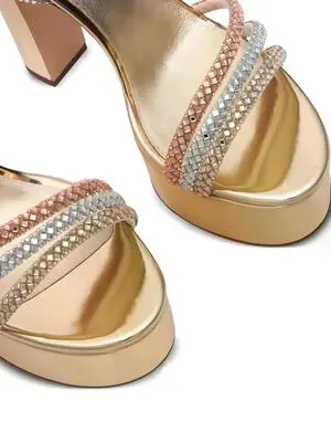 Casadei Embellished Platform Sandals