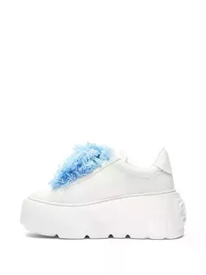 Casadei Platform Leather Sneakers