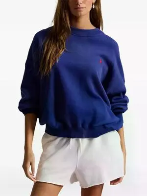 Polo Ralph Lauren Crew-neck Sweatshirt With Logo - Blue