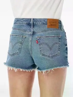 LEVI'S Low-rise Denim Shorts - Blue