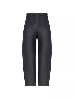 JIL SANDER Logo-patch Cropped Jeans