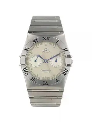 Omega 1980s Constellation 33mm Watch - Silver