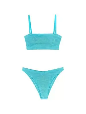 Hunza G Gigi Crinkle Bikini Set - Blue