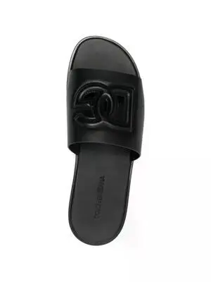 Dolce & Gabbana Logo-embossed Slide Sandals