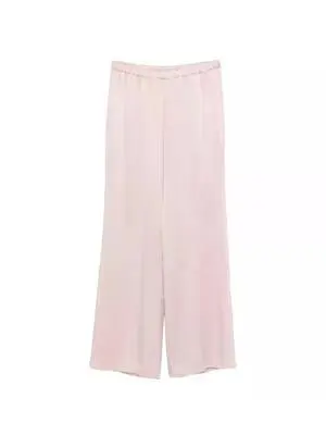 Antonelli Firenze Elasticated-waistband Palazzo Pants - Pink