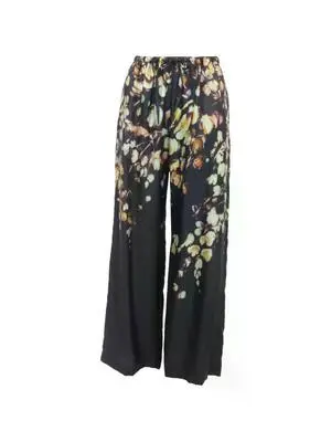 Dries Van Noten Floral Print Trousers