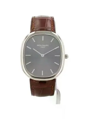 Patek Philippe 1990s 31mm Ellipse Strap Watch - Grey
