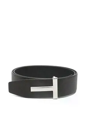 TOM FORD Logo-buckle Belt - Black