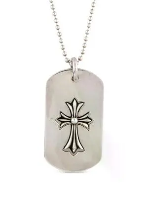 Chrome Hearts Logo-embellished Pendant Necklace - Silver
