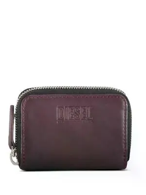 DIESEL Embossed Zip Wallet - Purple