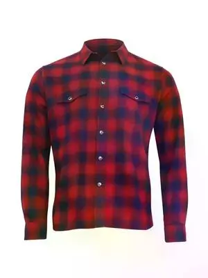 Givenchy Button-down Plaid Flannel Shirt