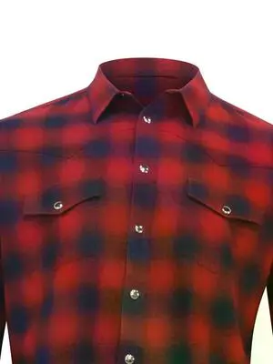 Givenchy Button-down Plaid Flannel Shirt