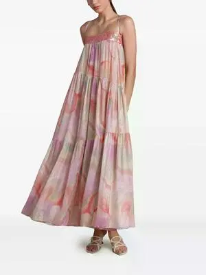 SANA OSMANI Tobago Sequin Midi Dress