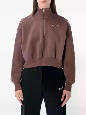 Nike Half-zip Cropped Sweatshirt