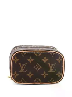 LOUIS VUITTON Nice Vanity Case Monogram Canvas Nano Pouch