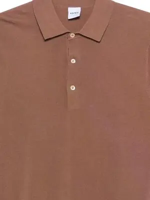 Aspesi Button Polo Shirt - Brown