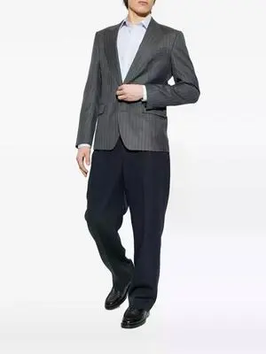 Dolce & Gabbana Pinstriped Blazer - Grey