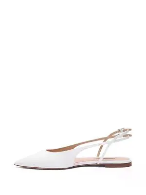 Casadei Dancer Ankle Strap Flat Pumps