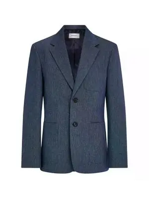 FERRAGAMO Single-breasted Denim Blazer