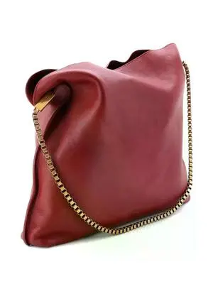 Saint Laurent Suzanne Leather Medium Hobo Bag