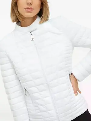 Guess Quilted Zip Jacket - White