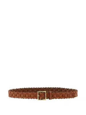 Polo Ralph Lauren Braided Leather Belt - Brown