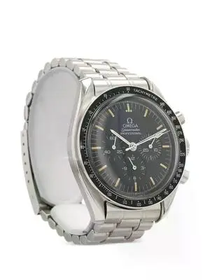 Omega 1990s Speedmaster 42mm Watch - Silver