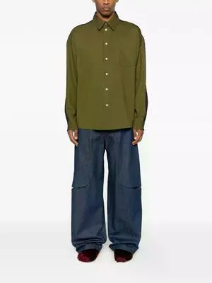 Marni Pocket Colour-block Shirt