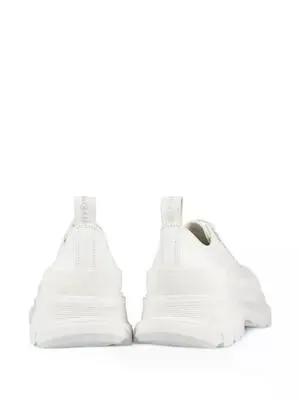 Alexander McQueen Tread Slick Lace-up Sneakers - White