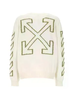 Off-White Crew-neck Long-sleeve Sweater