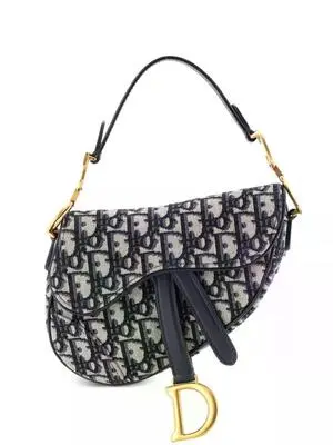 Dior Saddle Handbag Oblique Canvas Mini Shoulder Bag