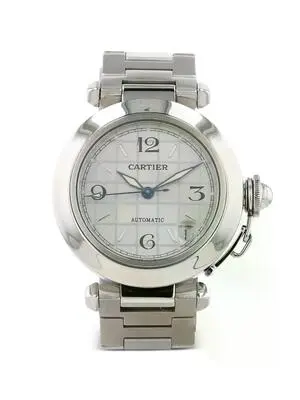 CARTIER 2000s Pasha 35mm Watch - Silver