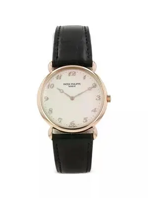 Patek Philippe 1995 Calatrava 32mm Watch - White