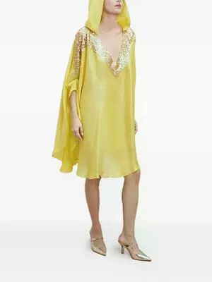 SANA OSMANI Chloris Hooded Mini Dress
