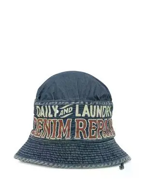 Kapital Lettering Detail Bucket Hat