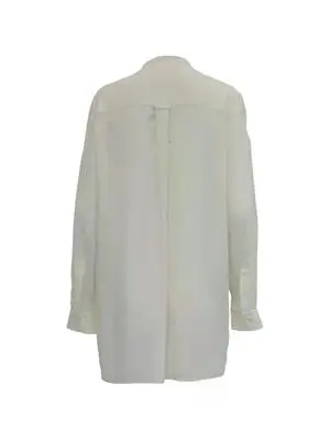 Chloé Embroidery-trimmed Long-sleeve Blouse