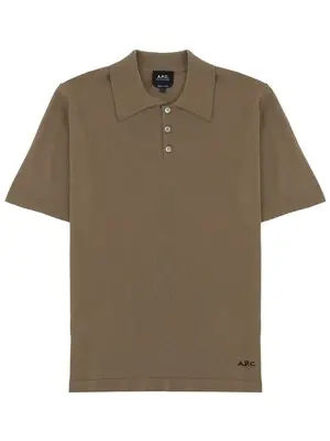 A.p.c. Short Sleeve Polos For Men