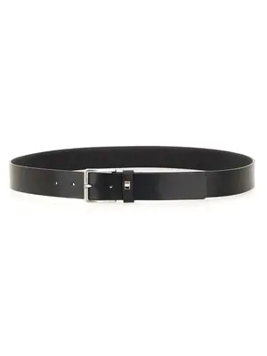 BOSS Belt With Logo - Black