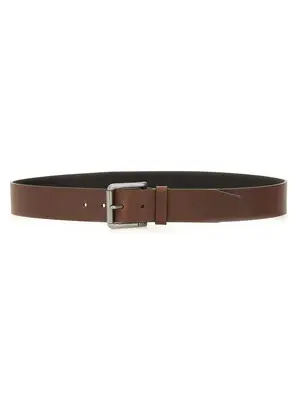 BOSS Belt With Buckle - Brown