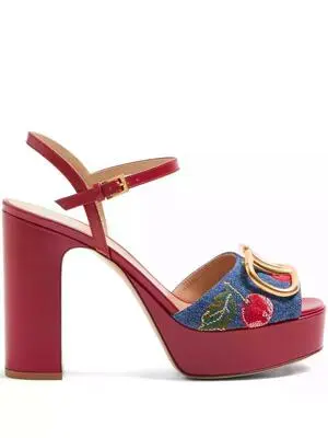 Valentino Garavani Embroidered Sandals For Women