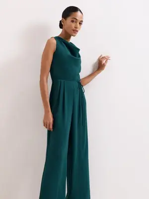 PHASE EIGHT Monique Cowl Neck Wide Leg Jumpsuit