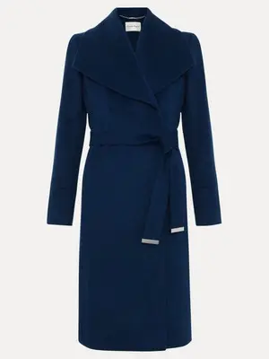 PHASE EIGHT Nicci Belted Coat - Blue