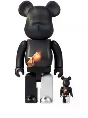 MEDICOM TOY Until I Want To Be Be@rbrick 100% And 400% Figure Set - Black