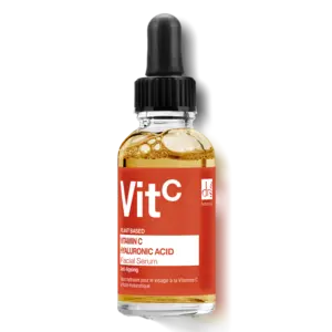 DR BOTANICALS Vitamin C 5% & Hyaluronic Acid 2% Hydrating Facial Serum 30ml - White