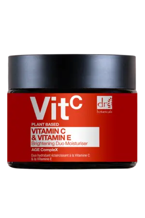 DR BOTANICALS Vitamin C 1% & Vitamin E Brightening Duo Moisturiser 60ml - White