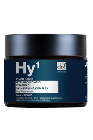 DR BOTANICALS Hyaluronic Acid 1% & Vitamin C 1% & Skin Firming Complex 1% Day Moisturiser 60ml - White